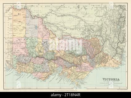 Victoria, Australia. Explorers routes. Landscape observations. STANFORD ...