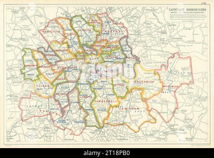 LONDON BOROUGHS. Metropolitan & Parliamentary. Constituencies. BACON ...