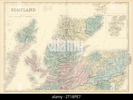 Scotland. North sheet. Highlands and Islands. Railways. SIDNEY HALL ...