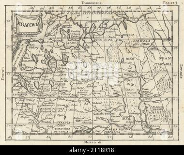 Map of Muscovy Stock Photo - Alamy