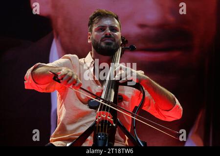 Stjepan Hauser of the Croatian duo 2 Cellos performs at the Colours of ...