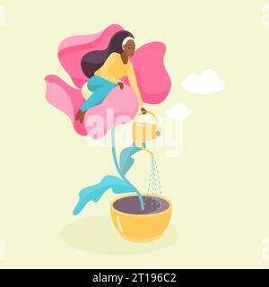 Positive mindset growth, care for self wellbeing and mental health ...