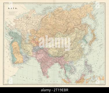 ASIA Japanese Formosa British India Siam Oman Abu Debi (Dhabi) STANFORD ...