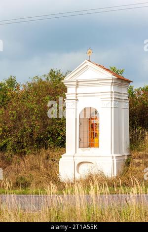 calvary chapel near Hnanice, Znojmo Region, Czech Republic Stock Photo ...