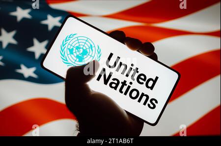 United Nations UN logo Stock Photo - Alamy