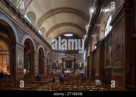 Interior of the Church of Saint Louis d'Antin, built in 1783, Paris ...