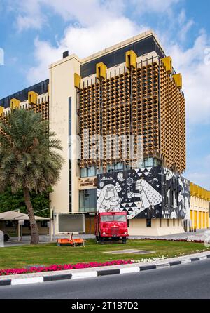 Fire Station building, Doha, Qatar Stock Photo - Alamy