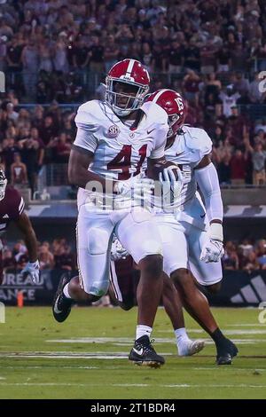STARKVILLE, MS - SEPTEMBER 30: Alabama Crimson Tide tight end CJ Dippre ...