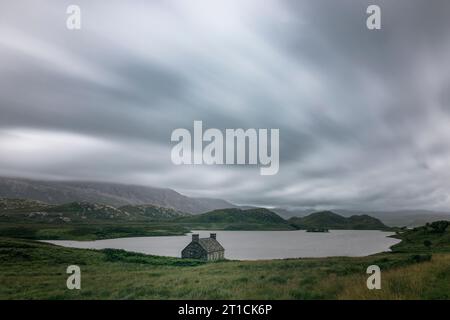 Loch Stack is an idyllic lake in the Northwest of Scotland. The bothy ...