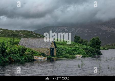 Loch Stack is an idyllic lake in the Northwest of Scotland. The bothy ...