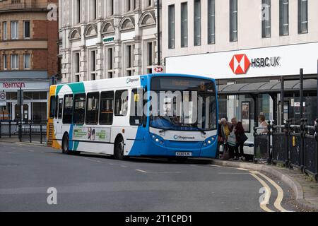 Stagecoach bus. Single decker Stagecoach number 9 bus in West Sussex ...