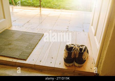 High quality modern front door Stock Photo - Alamy