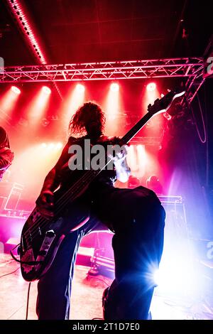 Albertslund, Denmark. 12th Oct, 2023. The Danish black metal band Afsky ...