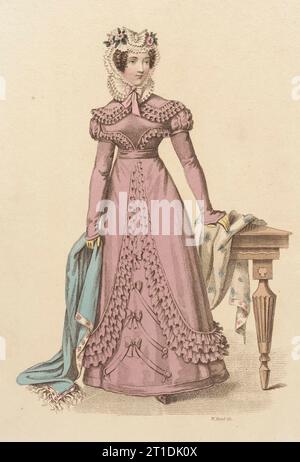 Fashion Plate (Morning Dress), 1824 Stock Photo - Alamy