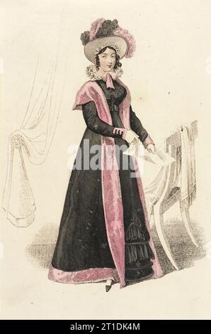 Fashion Plate (Carriage Dress), 1821 Stock Photo - Alamy