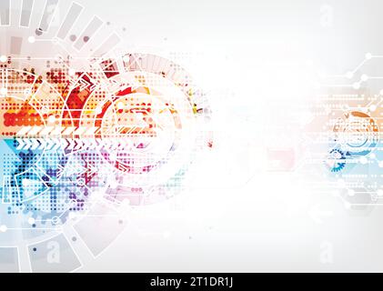 Color design layout. Structure schematically, project tech modeling ...