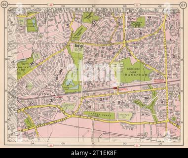 E LONDON. Becontree Dagenham Barking Rippleside Upney Goodmayes Park ...