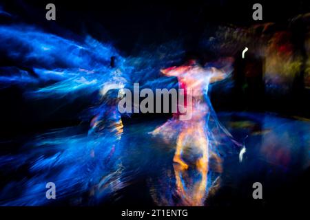 The artistic performance Emotional Memory performed by Laterna Magika ...