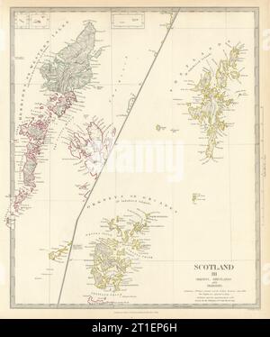 SCOTLAND ISLANDS. Western Isles. Orkneys, Shetlands and Hebrides.SDUK ...