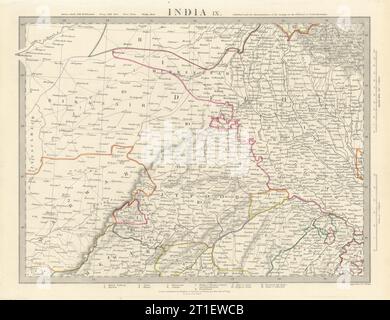 RAJASTHAN, India. Delhi Jaipur Marwar Bikaner Mewar Bundelkhand. SDUK ...