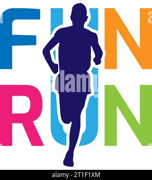 Logo Design for 5K fun run event in vector Stock Vector Image & Art - Alamy