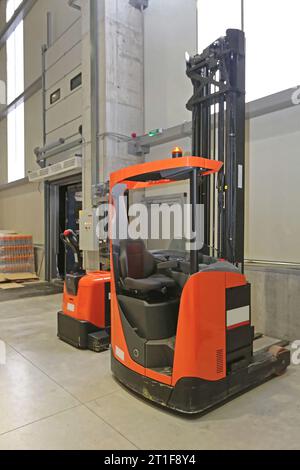 High Rack Stacker Forklift Driver in Distibution Warehouse Fulfilment ...