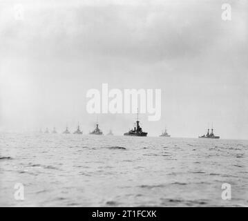 The Royal Navy in 1912 1st and 2nd Battle Squadrons at sea, 1912 Stock ...