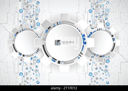 Abstract technological background. Structure square pattern. Vector ...