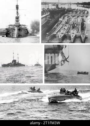 Collage of naval operations in the First World War Stock Photo - Alamy