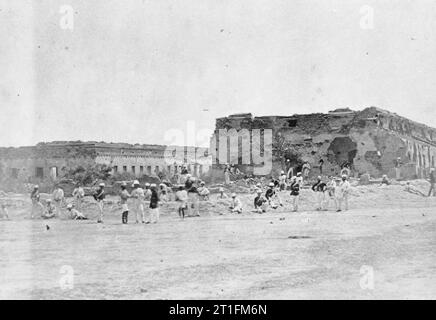 The Indian Mutiny 1857-1859 Aftermath of the Siege of Cawnpore, showing the remains of the ...