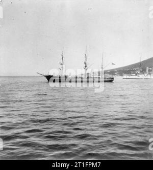 The Royal Navy 1899 - 1902 Captain Scott's ship HMS DISCOVERY which ...