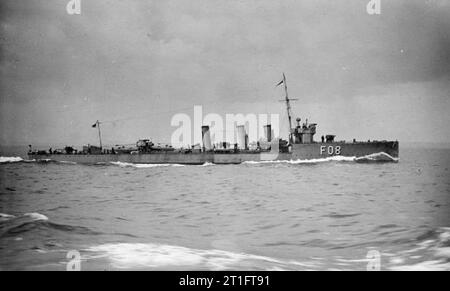 . Photograph of British Admiralty M class destroyer HMS Minion Stock ...