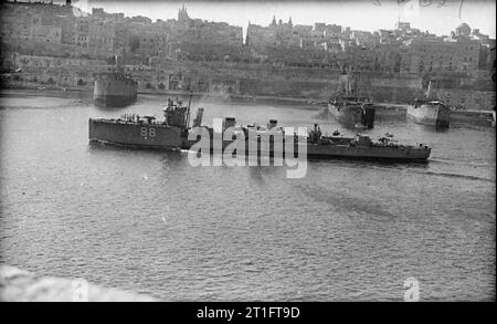 . Photograph of British Acorn class destroyer HMS Cameleon Valletta ...