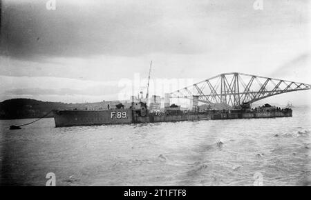. Photograph of British Modified R class destroyer HMS Tower, during ...