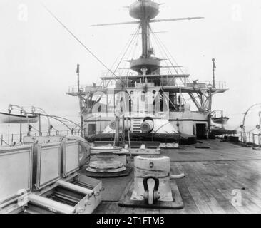 HMS Hannibal, British battleship Stock Photo - Alamy