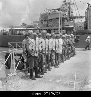 The Allied Reoccupation of French Indo-china, 1945 Crowds gather at ...