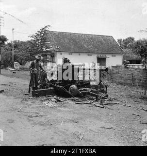 The British Occupation of Java An Indian soldier covers the advance of ...