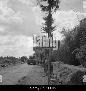 The British Occupation of Java A Sherman tank involved in street ...