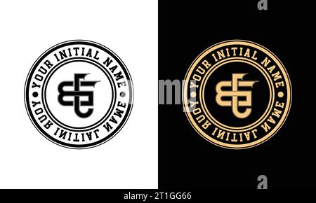 BJ Initial Letter Luxury calligraphic feminine floral hand drawn ...