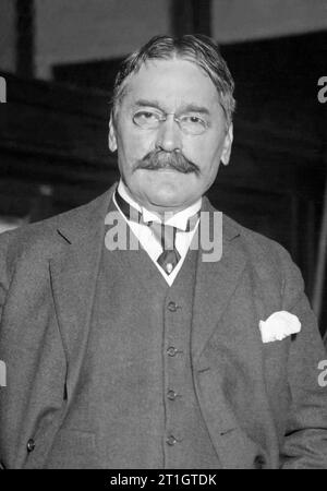 Serbian scientist Mihaljo Idvorski Pupin (1858-1935), professor at ...