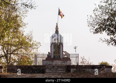 Statue of Buddha located at Shreenagar, Tansen, Palpa, Nepal Stock ...