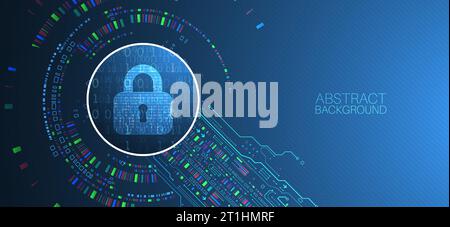 Protection background. Technology security, encode and decrypt Stock ...
