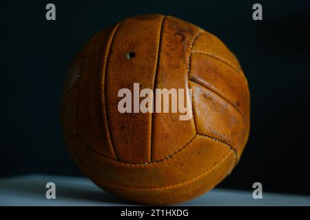 Classic football ball , retro/Vintage ball /Cristi Stavri Stock Photo ...