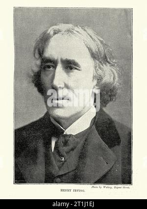 Sir Henry Irving - Actor and Actor-Manager Stock Photo - Alamy