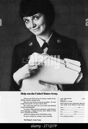 1960s USA Army Magazine Advert Stock Photo - Alamy