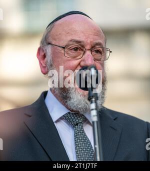 Chief Rabbi Sir Ephraim Mirvis (left) chats with Chief Imam Dr Sayed ...