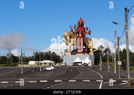Maa Durga Statue, Grand Bassin, Mauritius Stock Photo - Alamy