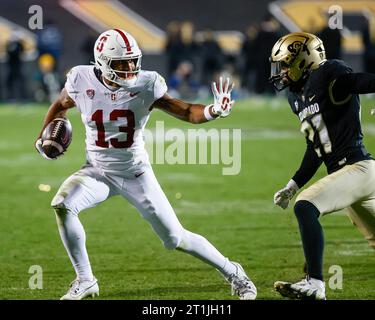Stanford wide receiver Elic Ayomanor catches a touchdown pass against ...