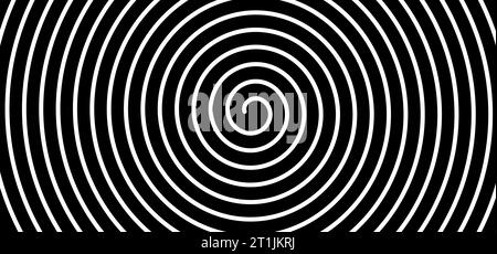 Hypnosis, hypnotic spiral line pattern. Circles patroon. Volute, spiral ...