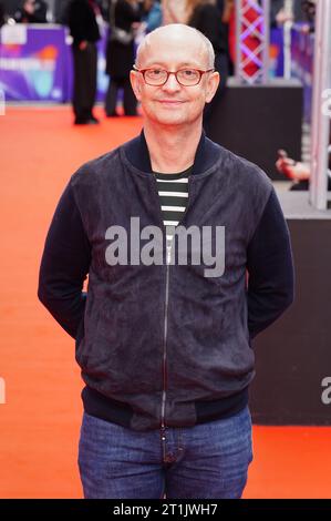 Ed Guiney arrives for the gala for Poor Things during the BFI London ...